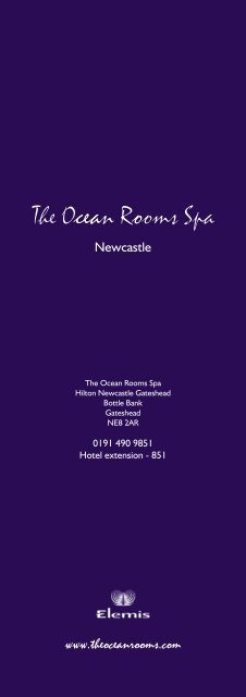 Spa price list - LivingWell Health Clubs