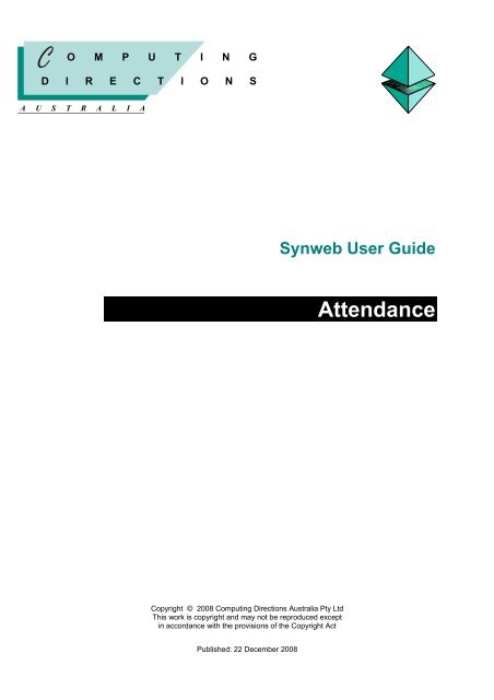 04 Attendance (SynWeb).pdf - Synergetic Management Systems