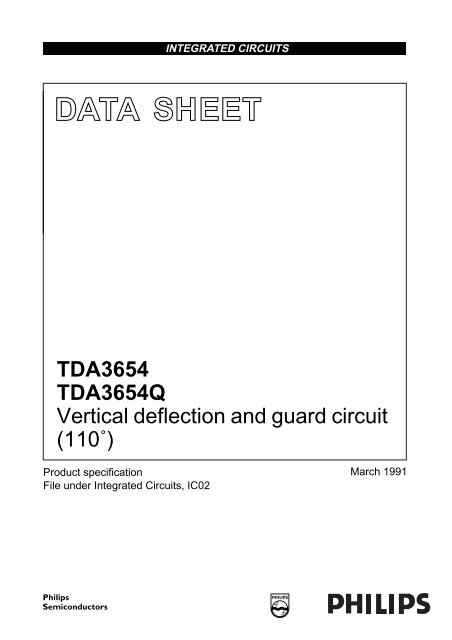 Vertical deflection and guard circuit - Laro