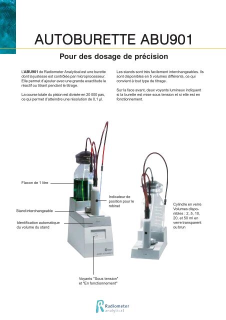 Autoburette ABU901 - Radiometer Analytical