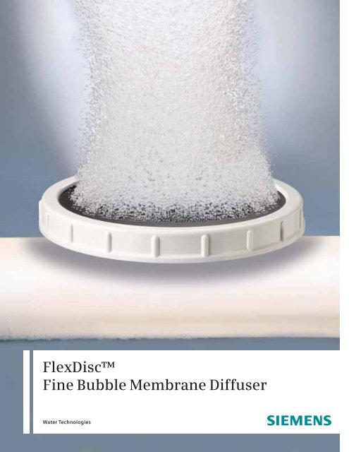 Flex Disc Fine Bubble Membrane Diffuser - Siemens