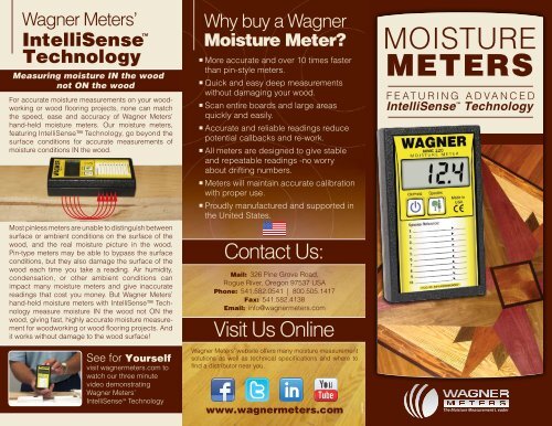 Wagner Meters Logo Wagner Moisture Meter (Discontinued), Warranty: 1