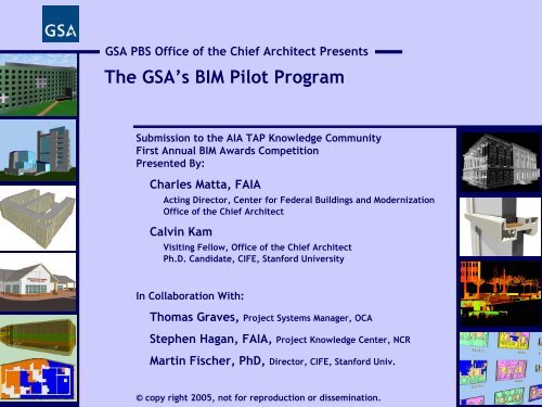 The GSA's BIM Pilot Program