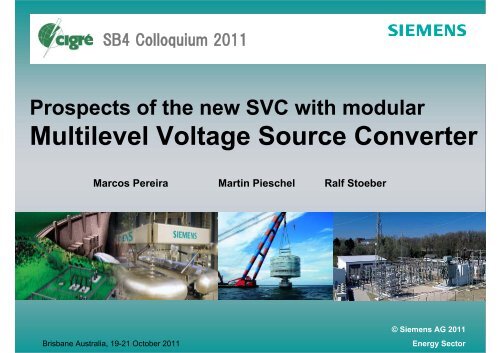 Multilevel Voltage Source Converter - Siemens