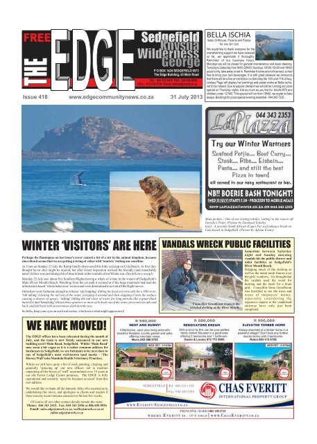 Issue 418 The Edge Community News
