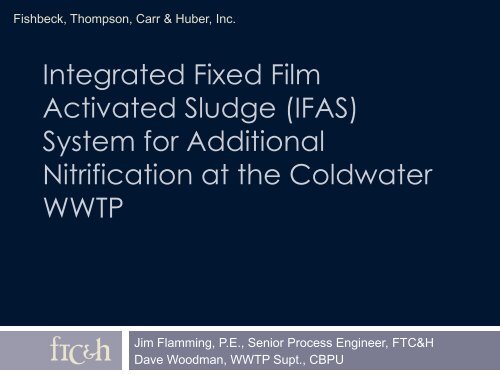 Integrated Fixed Film Activated Sludge (IFAS) System for Additional ...