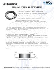 Helical Spring Lockwasher West Coast Lockwasher Wcl Fasteners