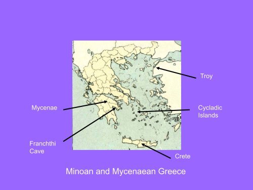 Minoan and Mycenaean Greece