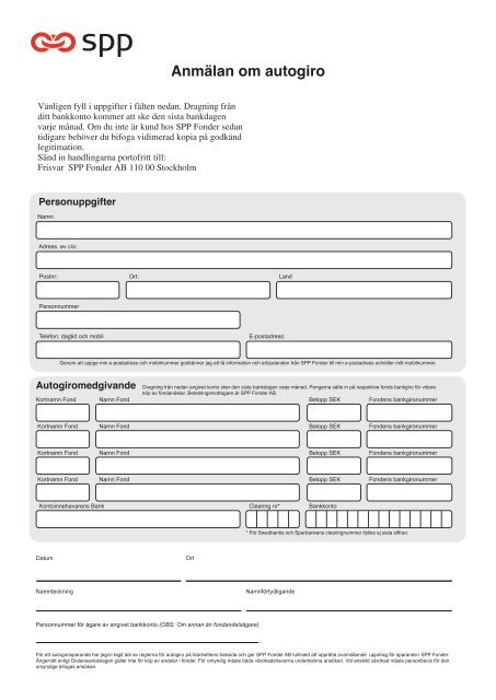 Autogiromedgivande - SPP