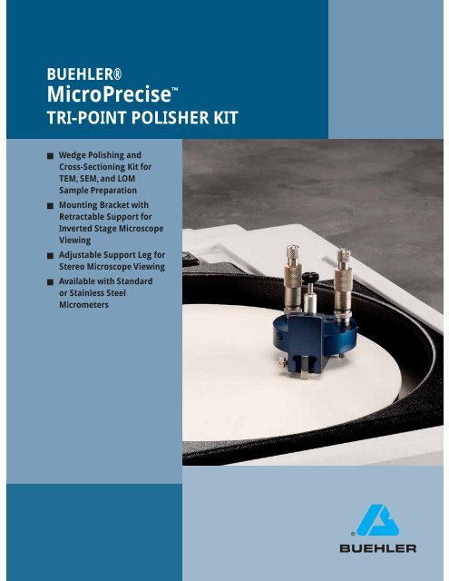 BUEHLER? MicroPrecise" TRI-POINT POLISHER KIT