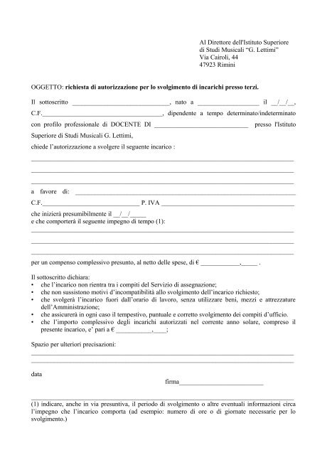 Fillable Online Fac Simile Richiesta Di Autorizzazion - vrogue.co Fillable Online Fac Simile Richiesta Di Autorizzazion - vrogue.co
