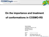 Tutorial COSMOthermX C21-0106 - COSMOlogic