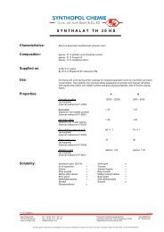 Synthalat HL 30 - Synthopol Chemie