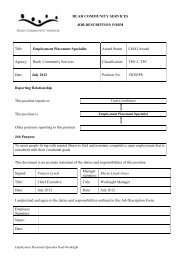 Job Description Form - Ruah Community Services