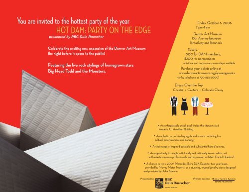 You are invited to the hottest party of the year HOT DAM: PARTY ON ...