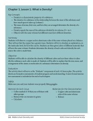 Chapter 4, Lesson 6 - Middle School Chemistry