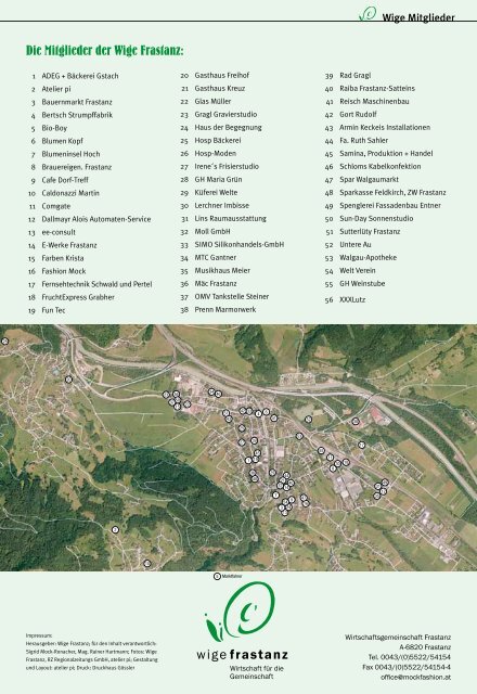 Die Mitglieder der Wige Frastanz: