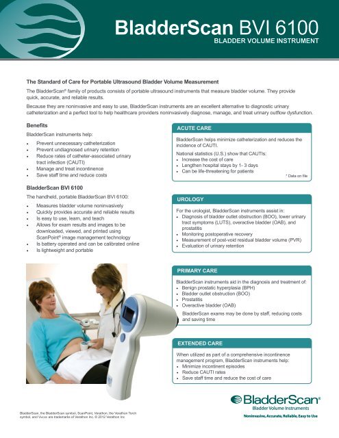 BladderScan BVI 6100 - Verathon
