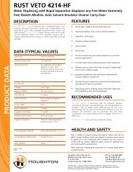 MSDS RUST VETO 377-HF - Quality Tools & Services, Inc.