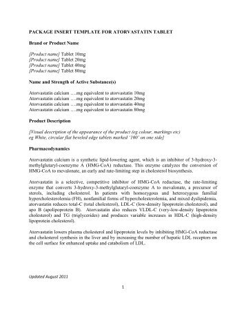 PACKAGE INSERT TEMPLATE FOR DICLOFENAC ... - BPFK