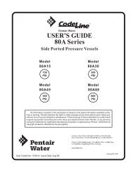 80S30 - Pentair Codeline