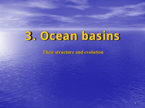 Ocean basins 3