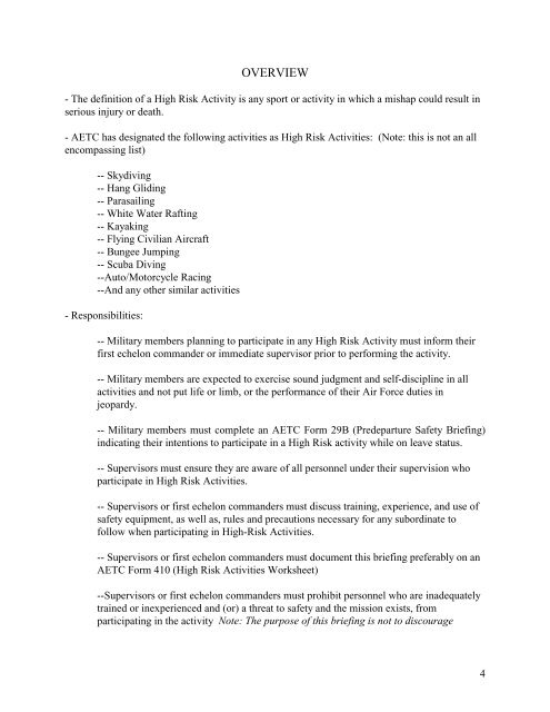 OVERVIEW - The definition