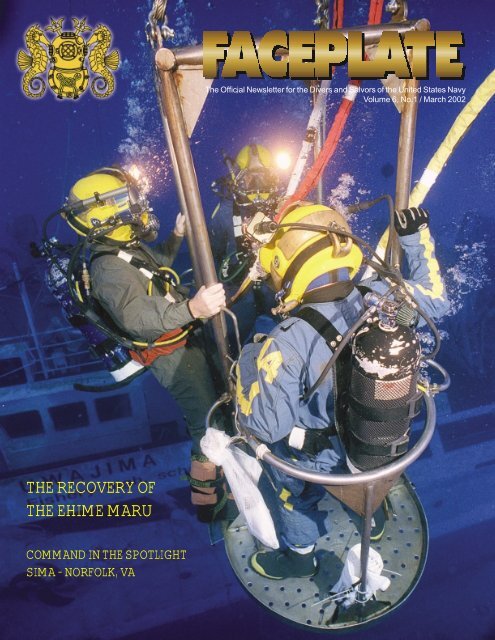 the recovery of the ehime maru - Supervisor of Salvage and Diving