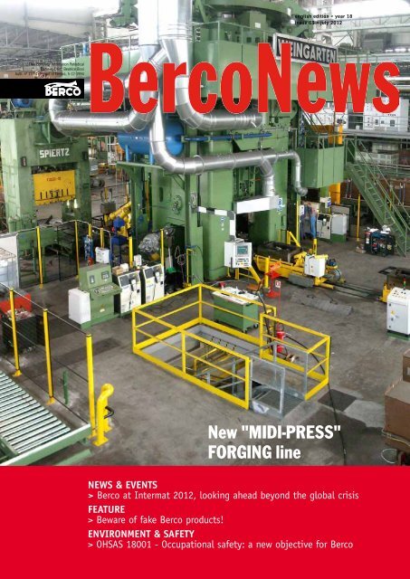 New "MIDI-PRESS" FORGING line - Berco S.p.A