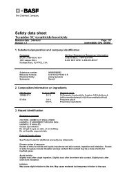 Safety data sheet TERMIDOR 80 WG TERMITICIDE / INSECTICIDE