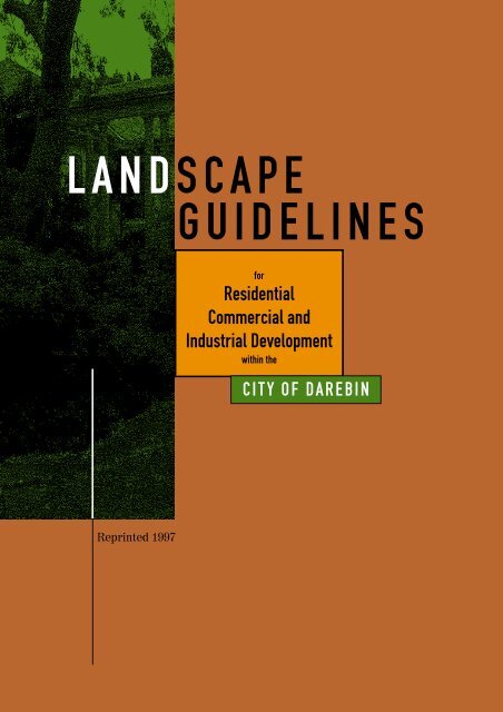 LANDSCAPE GUIDELINES - City of Darebin