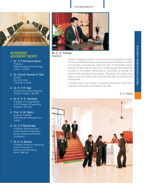brochure 2012 - single page - curved - Thejus Engineering College