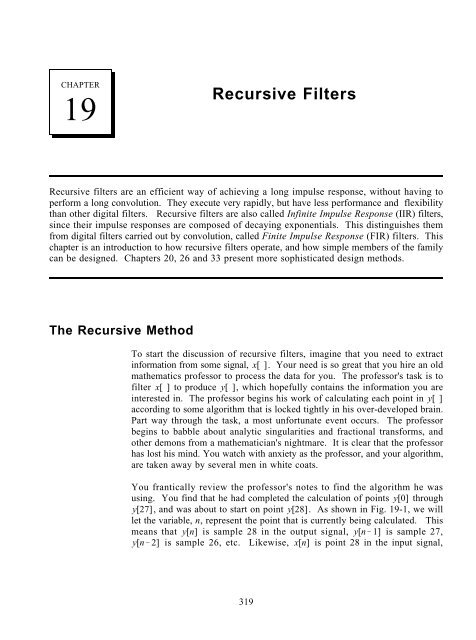 Recursive Filters