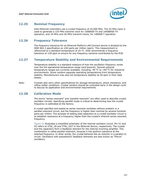 Intel ® Ethernet