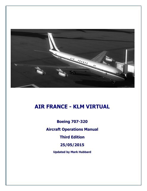 AFVA Aircraft Operations Manual - Air France Virtual Airlines