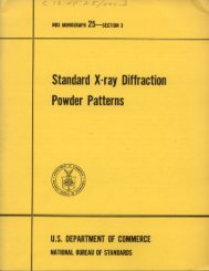 Standard X-ray Diffraction Powder Patterns