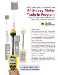 EMR-300 Broadband RF Survey Meter - Narda Safety Test Solutions