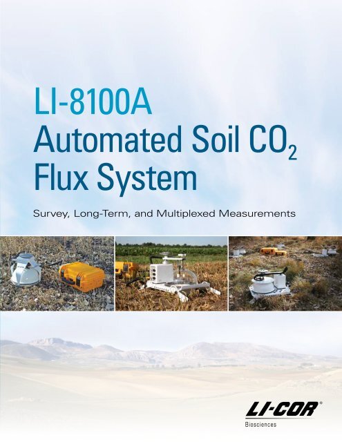 LI-8100A Automated Soil CO2 Flux System - LI-COR