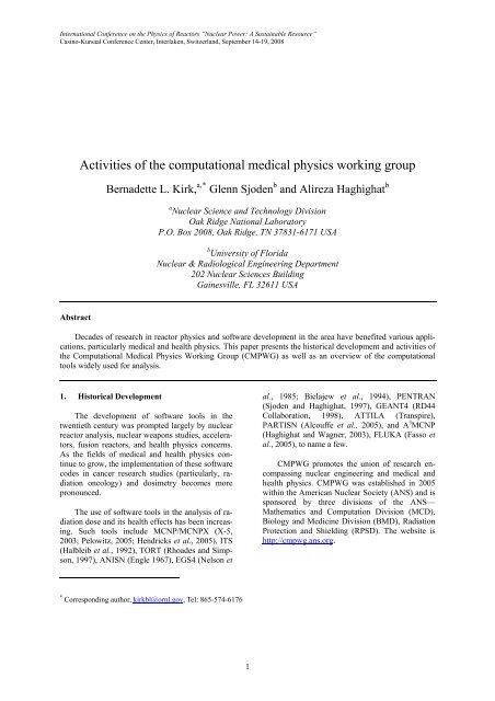 Engineering Computation Paper Format