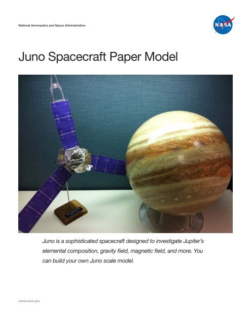 Nasa Satellite Paper Models