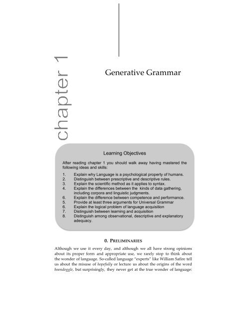 Andrew Carnie - Generative Grammar
