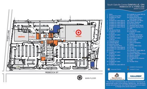 South Oakville Centre OAKVILLE, ON - Calloway REIT