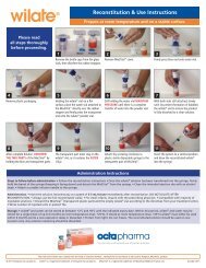 Octaplex® Reconstitution Instructions