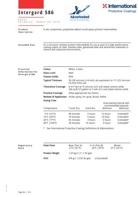 Intergard 586 - H & S Beschichtungssysteme