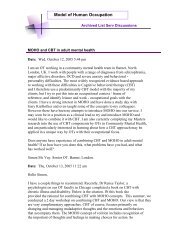 Single observation MOHOST