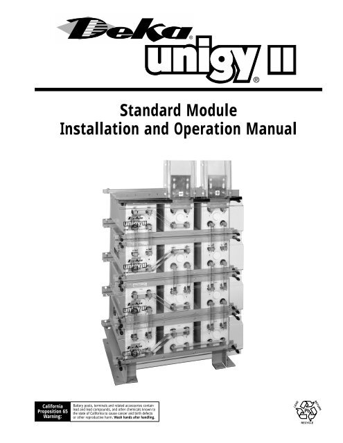 UNIGY II battery install guide
