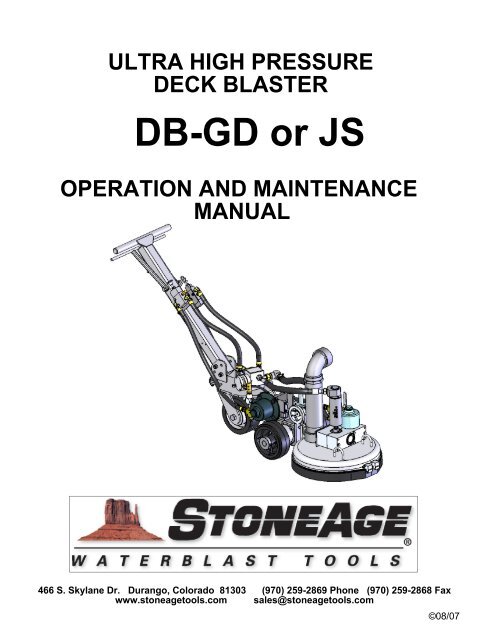 Deck Blaster (DB-GD) - StoneAge Inc