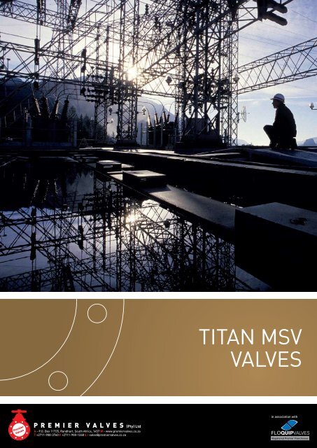 titan MSV ValVeS - Premier Valves