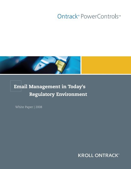 Recovering Email - Ontrack Data Recovery