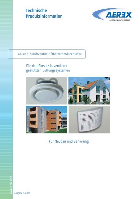 und Zuluftventile - Aerex